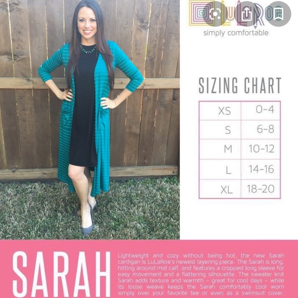 LuLaRoe | Jackets & Coats | Lularoe Nwt Elegant Sarah | Poshmark